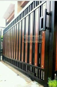Pagar Besi Klasik Minimalis Tertutup - Wangsa Design Besi Tempa